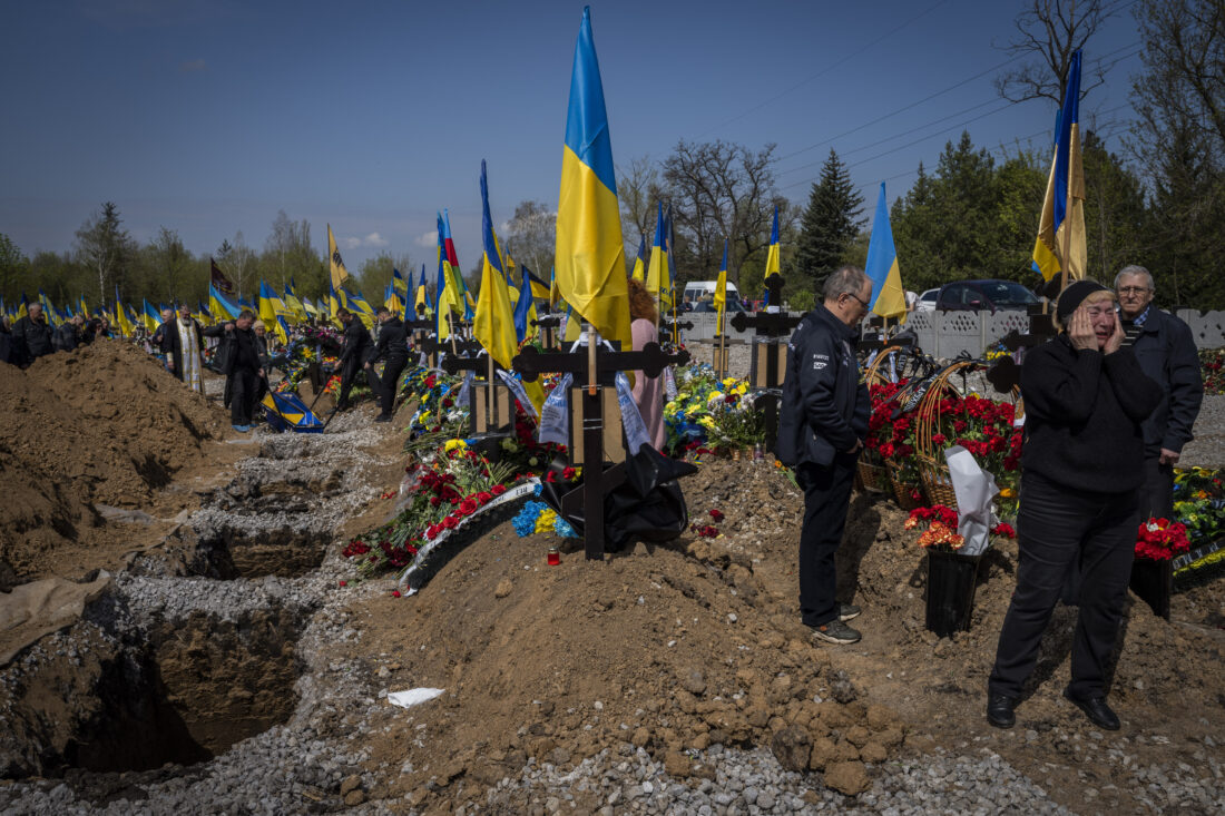 Long days of gravediggers tell story of Ukraine’s war dead | News ...